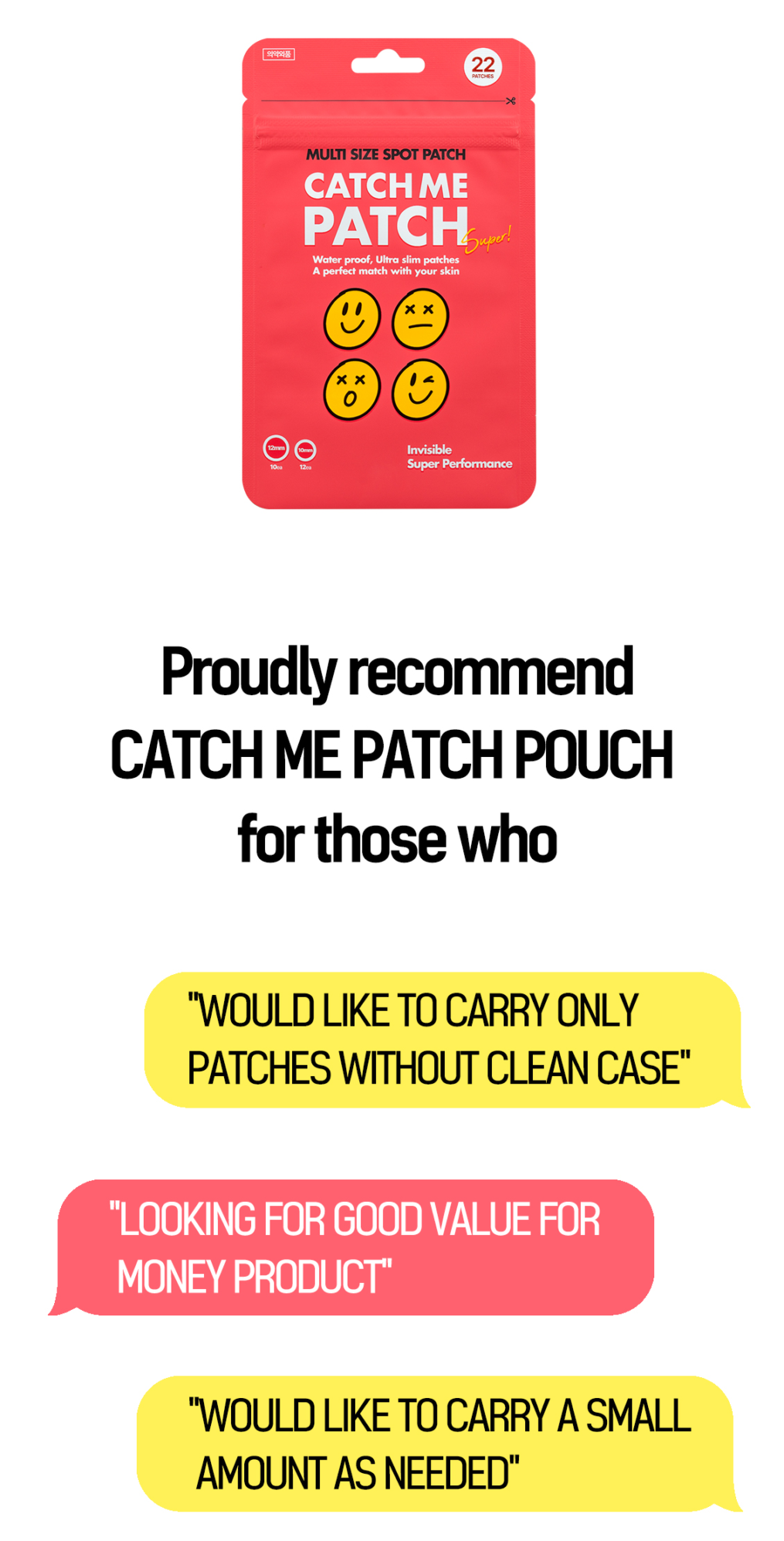 CATCH Me Patch_ Spot Patch Puch(22 Patches) | Korikart Malaysia